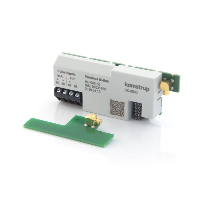 Kamstrup Wireless M-Bus + 2 Pulse Output Module – Stockshed® | UK Heat ...